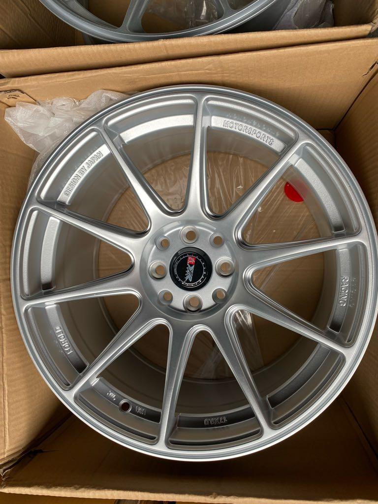 17"x9 XXR design Mags silver 4Holes pcd 100-114 Bnew, Car Parts ...