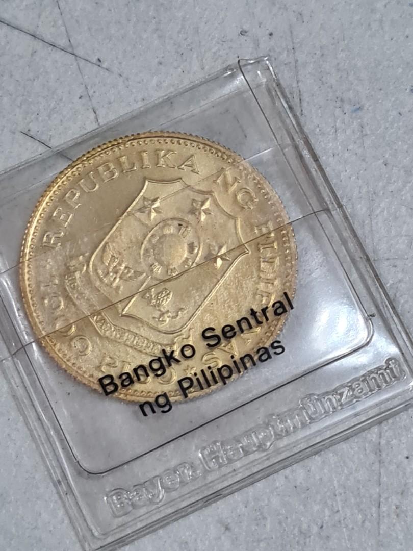 1975 1P BU MARCOS GOLD COIN, Hobbies & Toys, Memorabilia & Collectibles ...