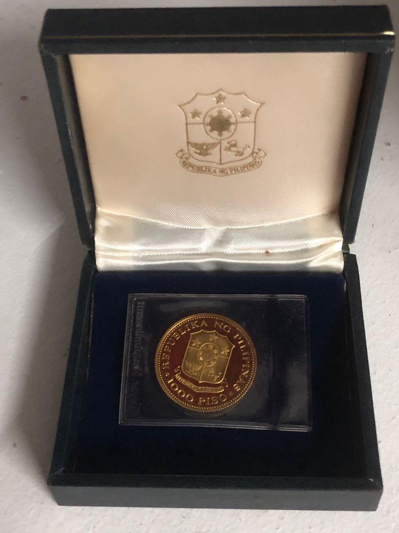 1975 marcos proof 1000 peso gold coin, Hobbies & Toys, Memorabilia ...