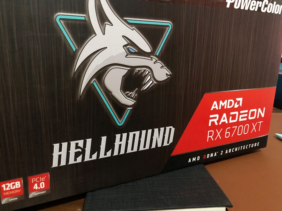 AMD RX 6700xt Hellhound, Computers & Tech, Parts & Accessories ...