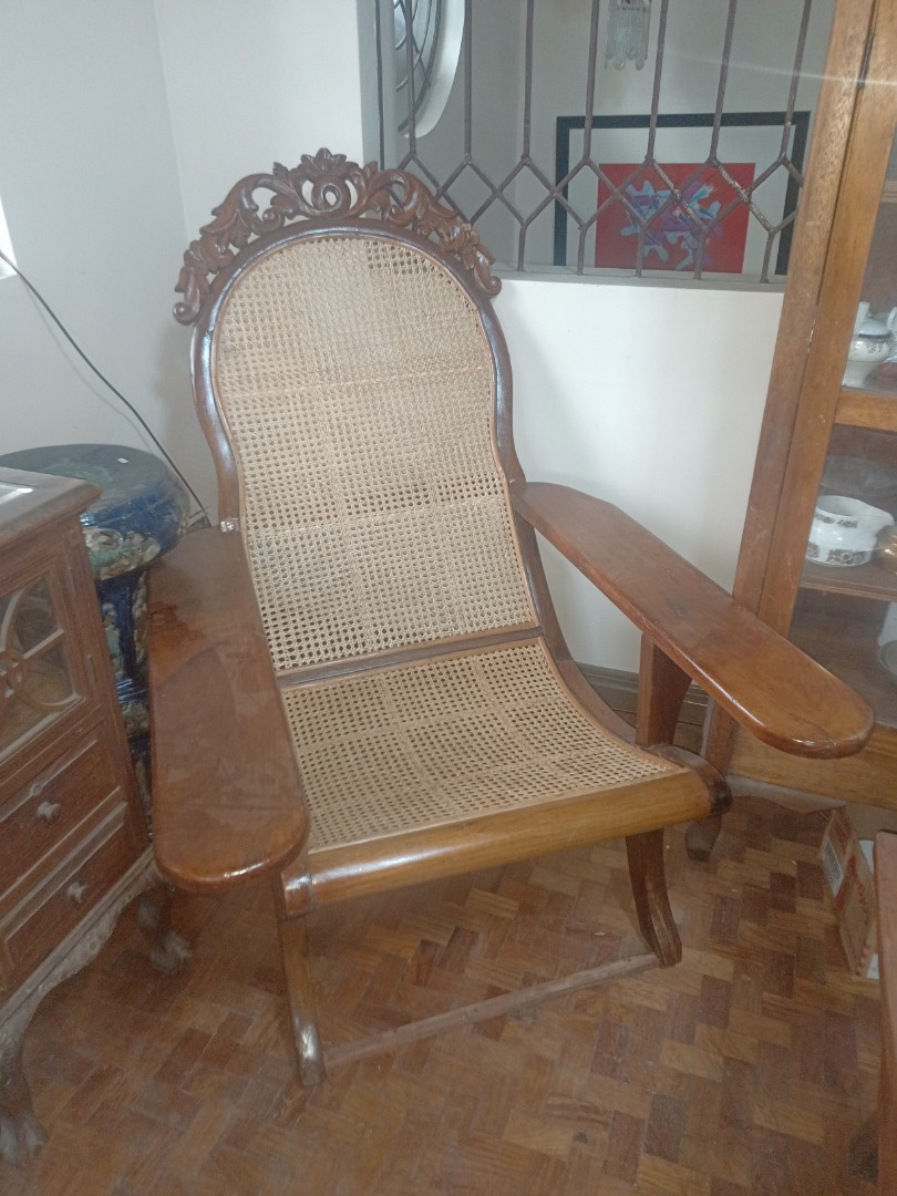 Antique Bulacan Butaka Golden Narra, Furniture & Home Living, Furniture ...