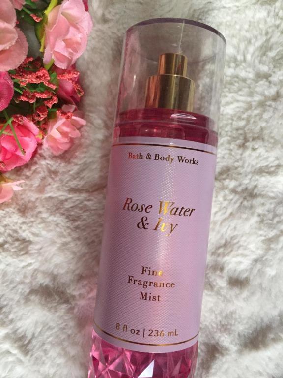 Authentic Bath And Body Works Rose Water And Ivy Fine Fragrance Mist