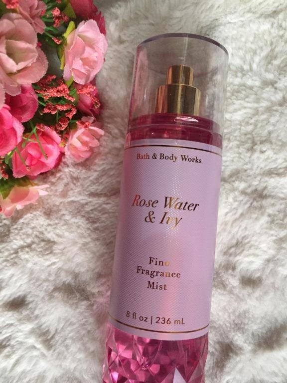 Authentic Bath And Body Works Rose Water And Ivy Fine Fragrance Mist