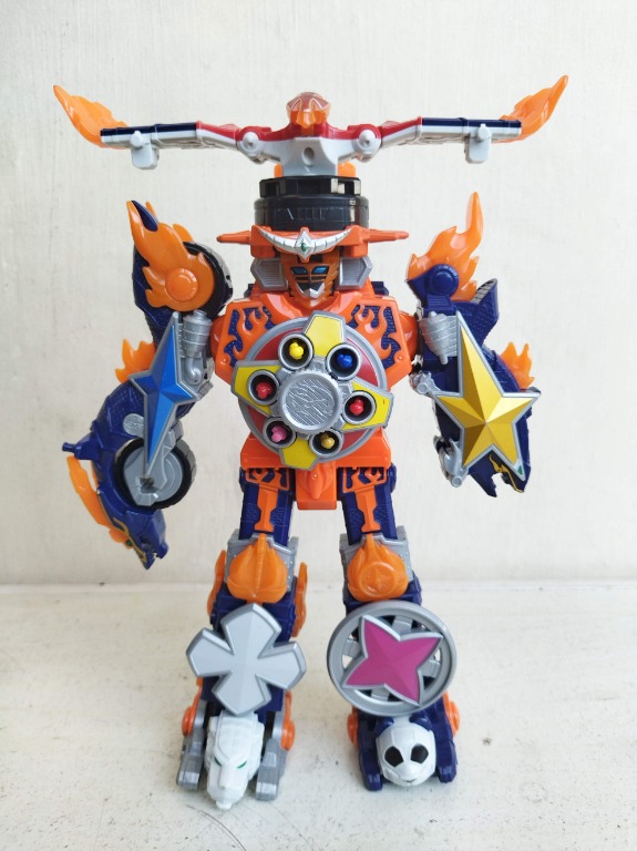 Bandai Power Rangers Shuriken Sentai Ninninger DX Gekiatsu Dai-Oh Japan ...