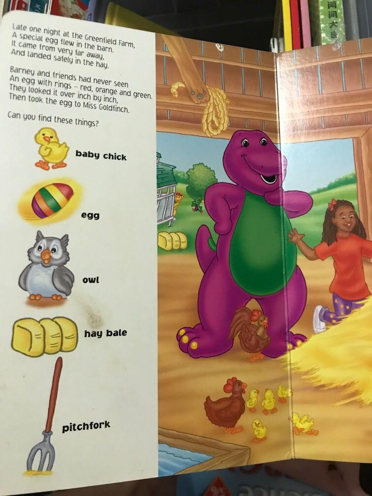 Barney books, Hobbies & Toys, Books & Magazines, Children's Books on ...