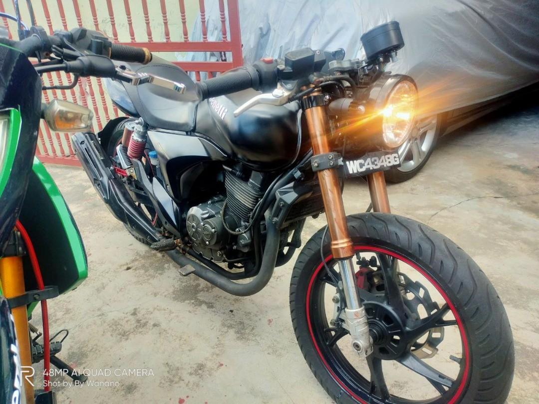 Benelli RKV 200cc Convert Cafe Racer, Motorbikes on Carousell