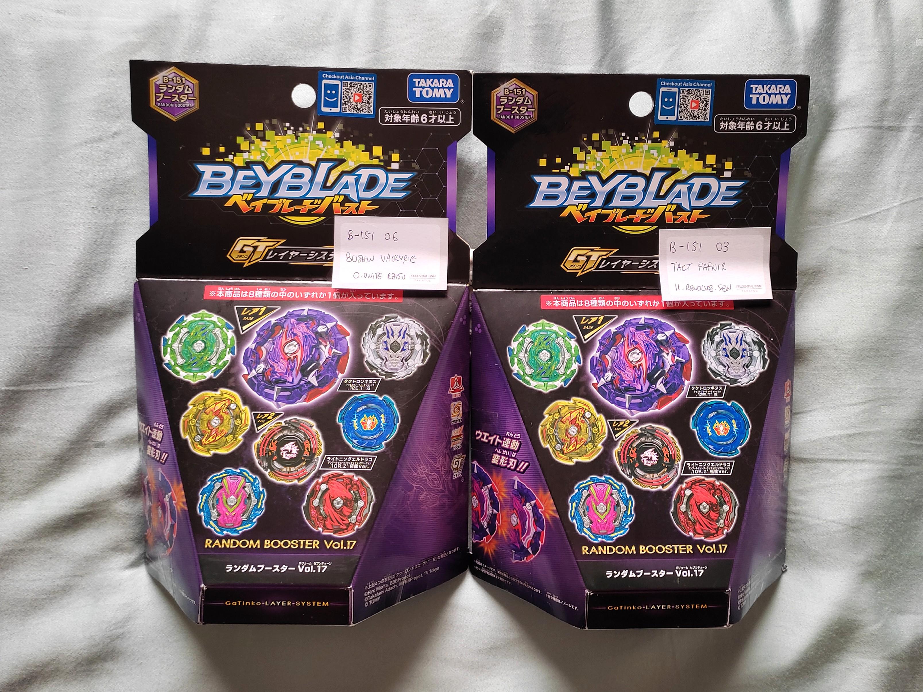 Beyblade Burst GT Random Booster Vol. 17, Hobbies & Toys, Toys & Games ...
