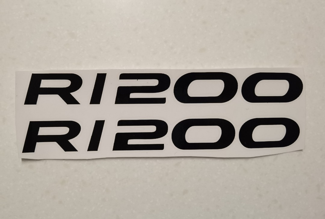 BMW R1200 GS lettering, Motorcycles, Motorcycle Accessories on Carousell