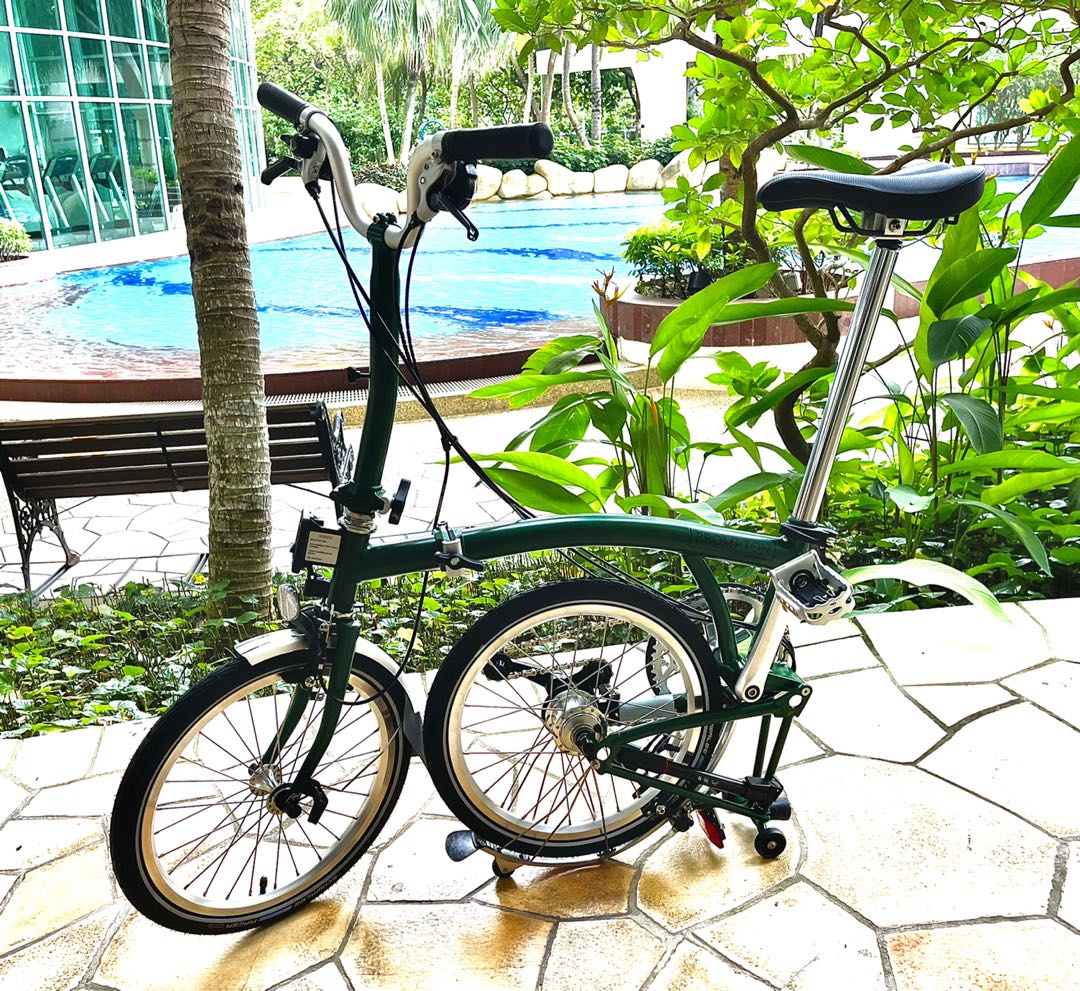BROMPTON M6L 2021 MODEL IN RACING GREEN, Sports Equipment, Bicycles ...