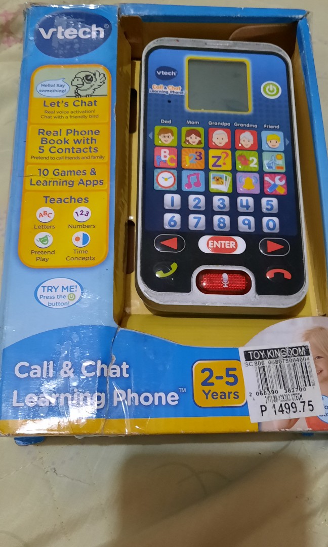 Call & chat Learning Phone, Hobbies & Toys, Toys & Games on Carousell