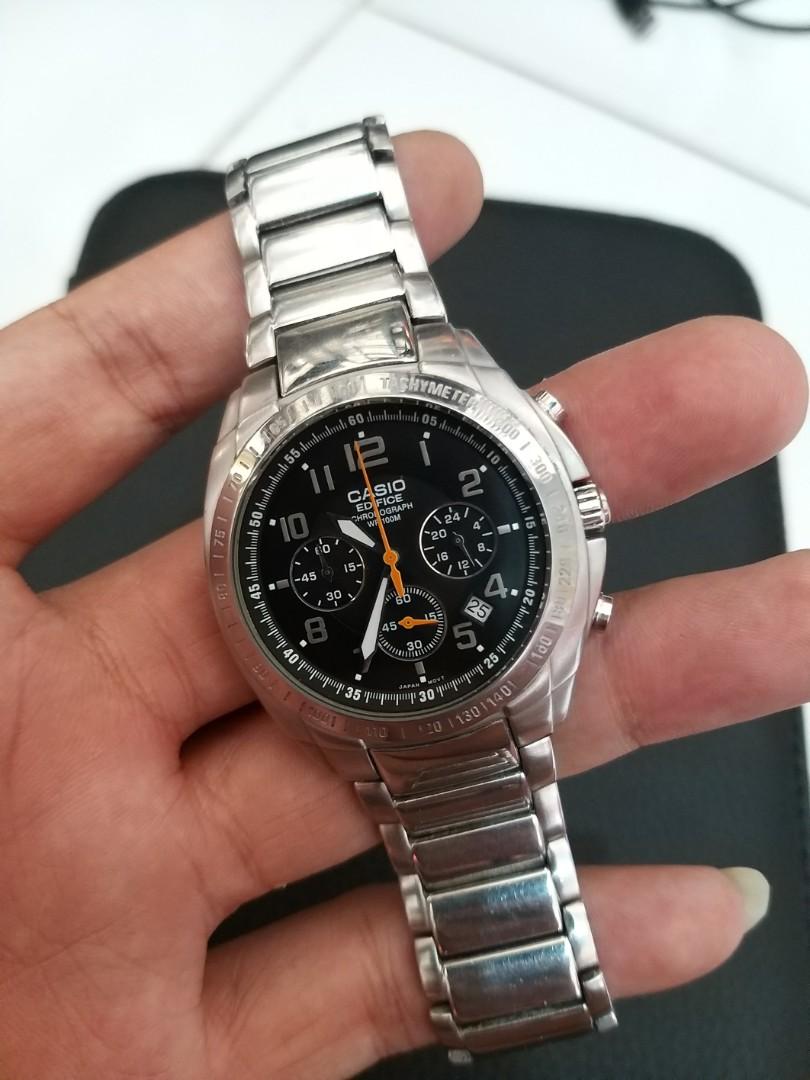 Casio Edifice Ef 502 Authentic Mulus Fesyen Pria Jam Tangan Di Carousell