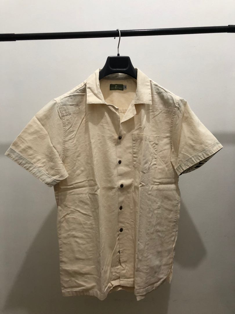 Coco Republic Cuban Shirt, Men's Fashion, Tops & Sets, Tshirts & Polo ...