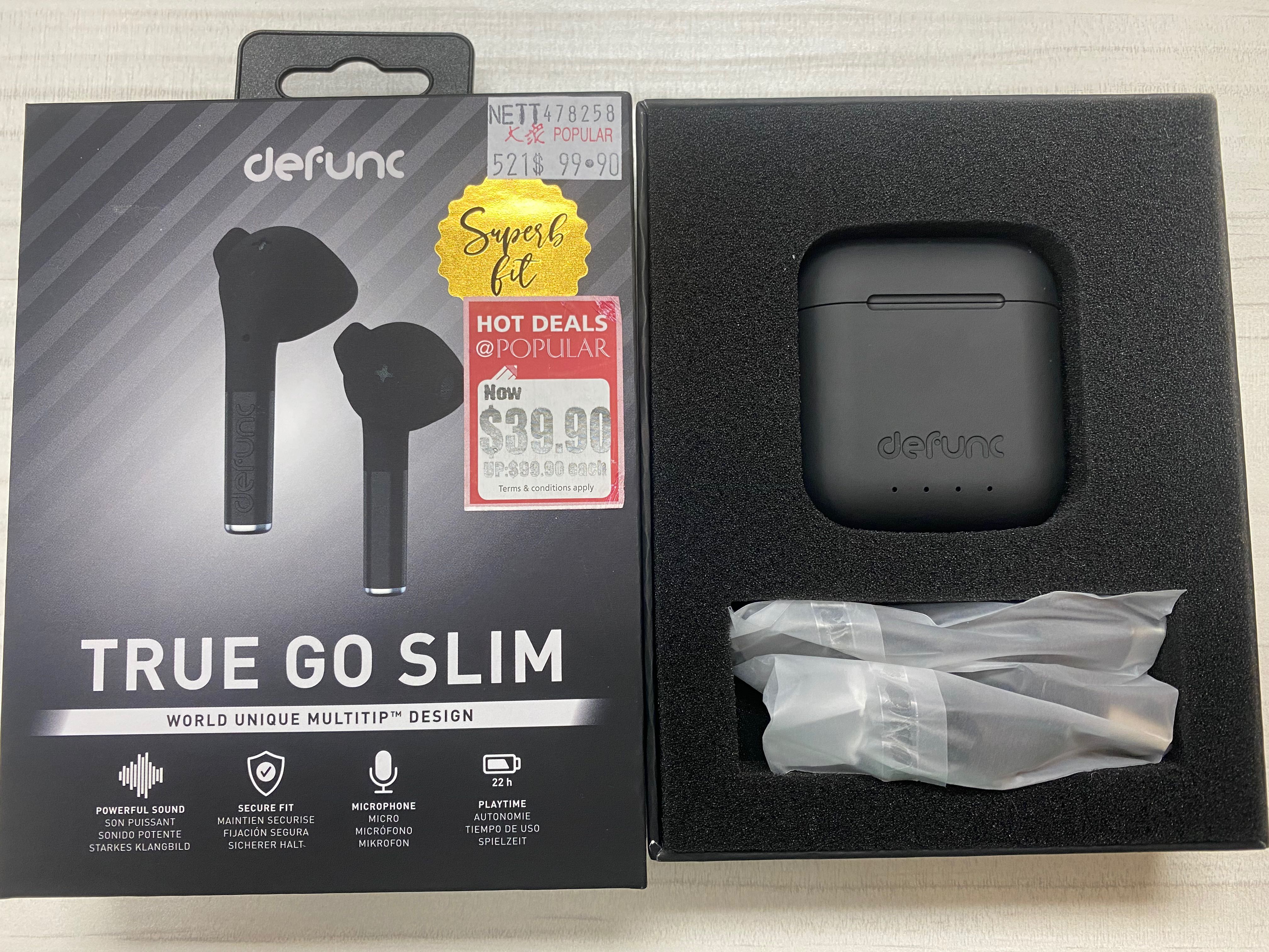 Defunc True Go Slim Black edition, Audio, Earphones on Carousell