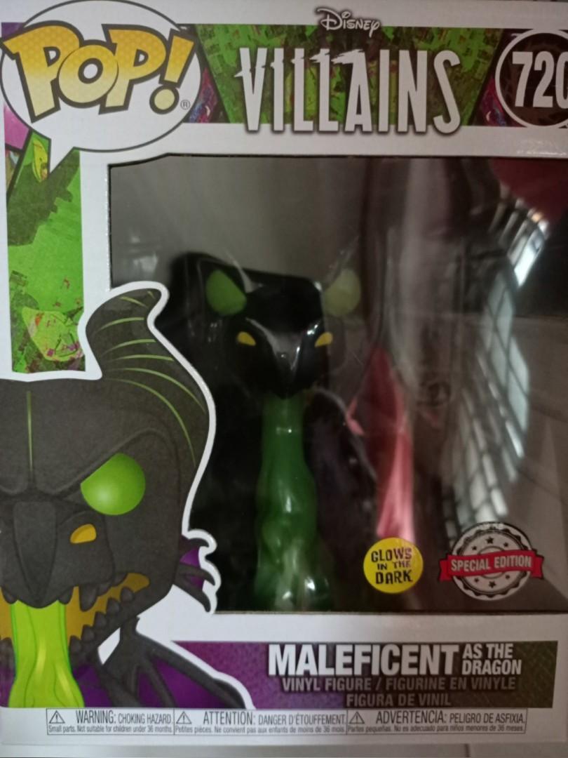 Disney Maleficent as the dragon gitd funko pop, Hobbies & Toys, Toys ...