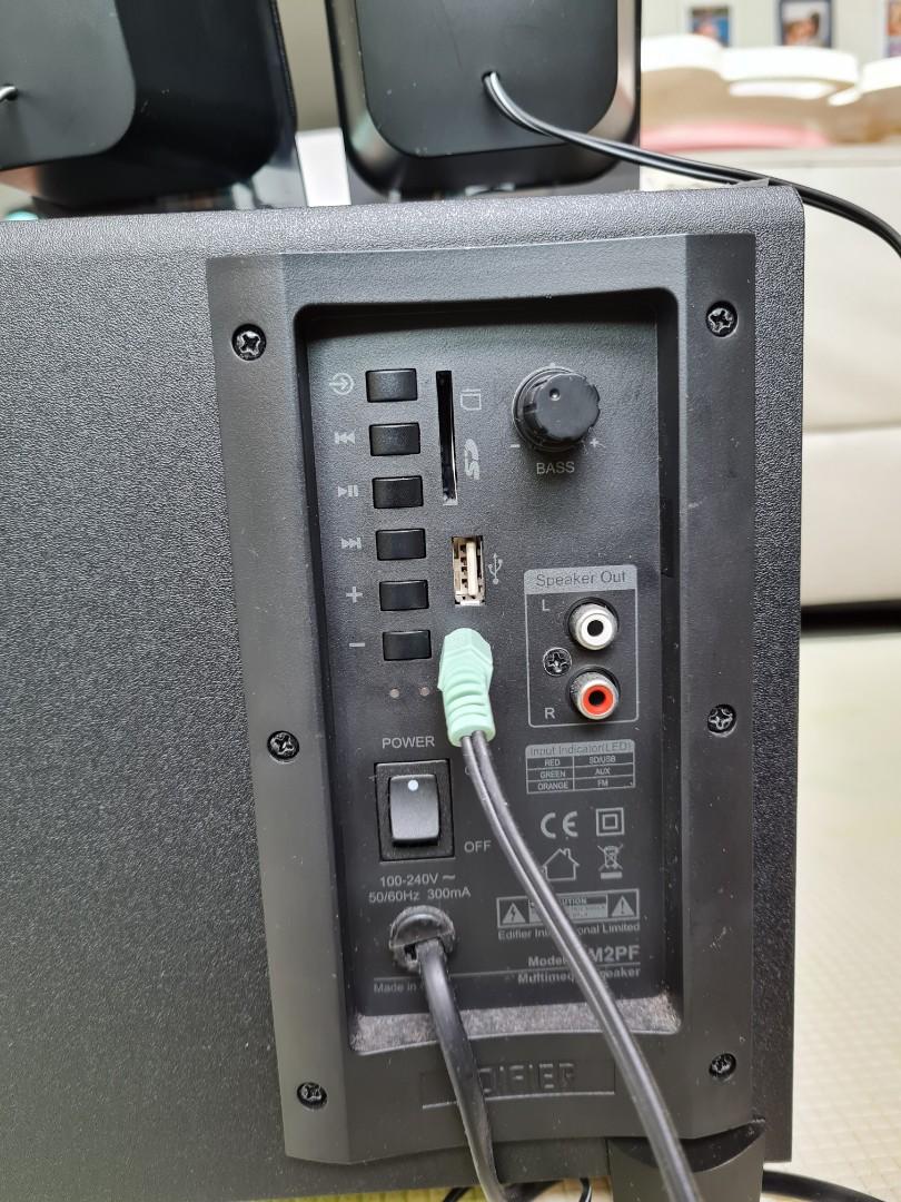 Edifier XM2PF 2.1 SD/USB/FM/AUX IN, Audio, Soundbars, Speakers ...