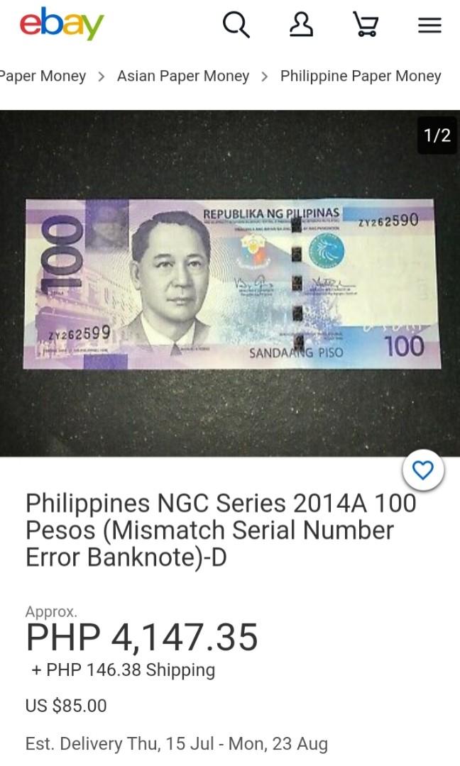 Error Banknotes, Hobbies & Toys, Memorabilia & Collectibles, Currency ...