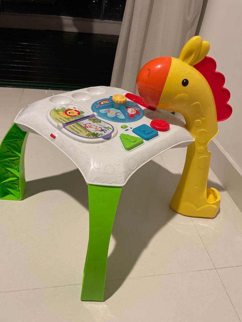 Fisher Price Learning Table + walker , Babies & Kids, Infant Playtime ...