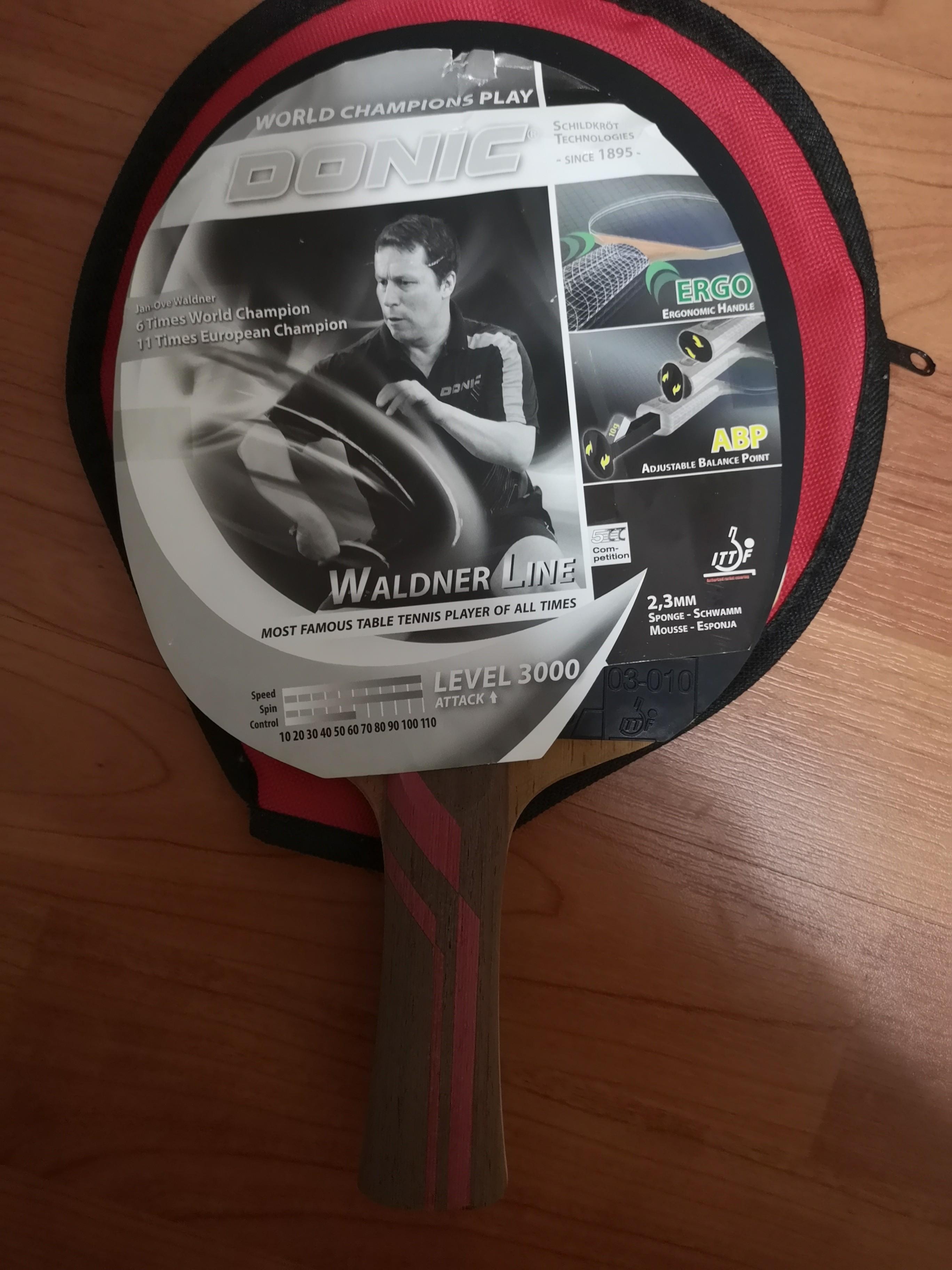 Flaxonite Driver Andro Ping Pong Racket, Sports Equipment, Sports ...