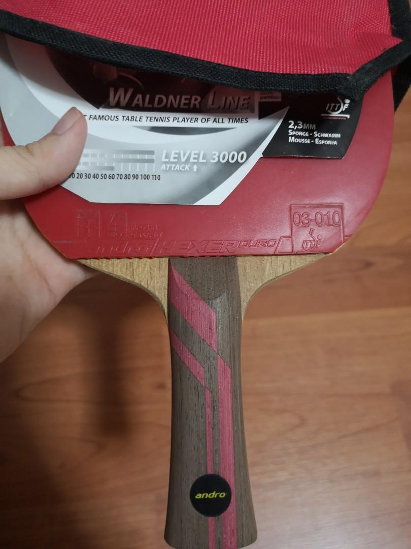 Flaxonite Driver Andro Ping Pong Racket, Sports Equipment, Sports ...