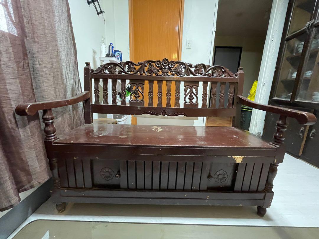 Galinera Wood Sofa Set, Furniture & Home Living, Furniture, Sofas on ...