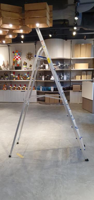 Golden Eagle Aluminium 9-Steps Ladder Heavy Duty, Furniture & Home ...