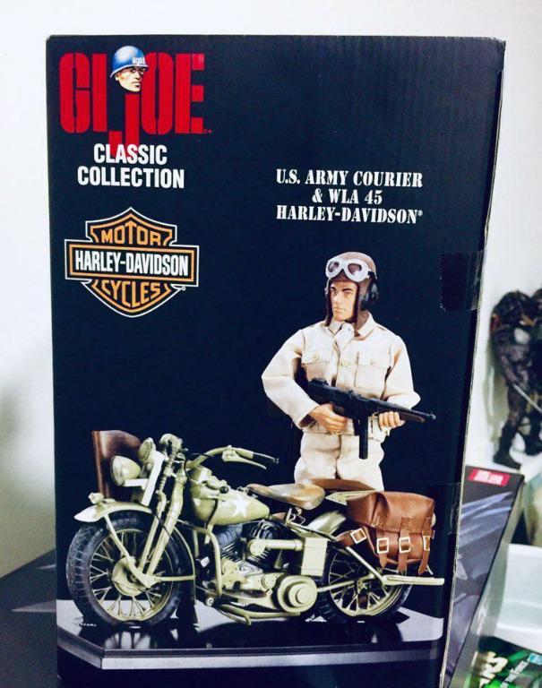 HASBRO 1/6 GI JOE CLASSIC U.S ARMY COURIER & WLA 15 HARLEY DAVIDSON ...