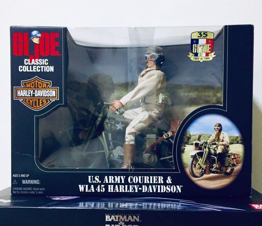 HASBRO 1/6 GI JOE CLASSIC U.S ARMY COURIER & WLA 15 HARLEY DAVIDSON ...