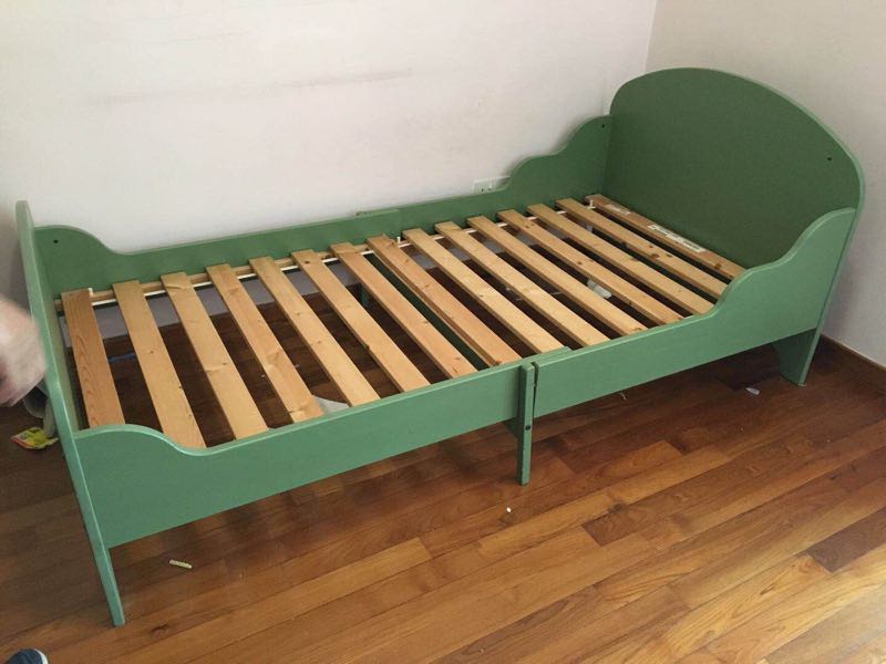 Ikea junior adjustable bed frame, Furniture & Home Living, Furniture ...