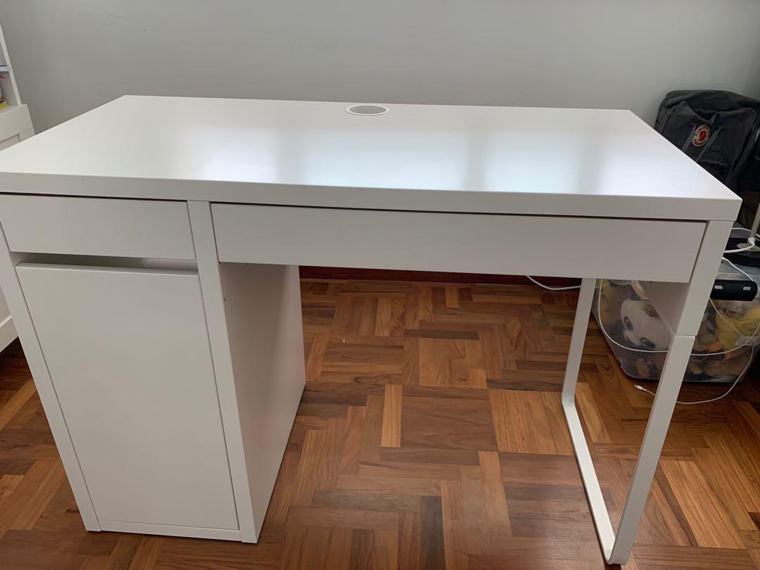 IKEA Micke desk, Furniture & Home Living, Furniture, Tables & Sets on ...