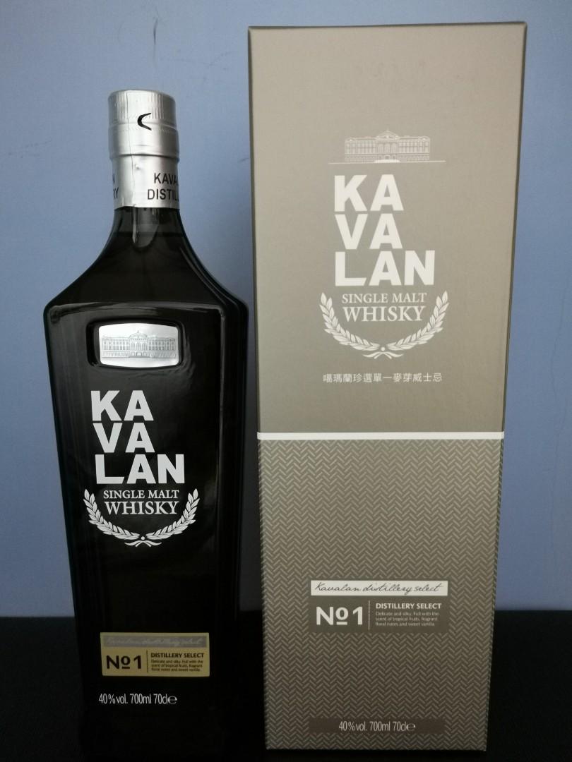 Kavalan Distillers Choice No. 1 噶瑪蘭珍選No.1單一純麥威士忌700ml, 嘢食 & 嘢飲, 酒精飲料 ...