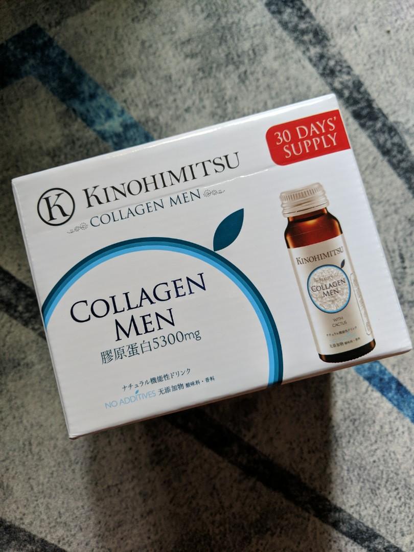 Kinohimitsu Collagen Men (Expiry 02/2024), Health & Nutrition, Health ...
