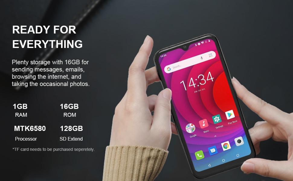 KXD A1 5.7 inch 1GB RAM+16GB ROM 128GB Extended Smartphone 2500mAh ...