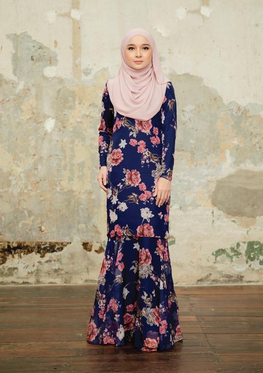 Kyra 2021 Berry Bloom BF friendly, Women's Fashion, Muslimah Fashion ...