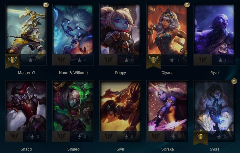 League of Legends Gold 2 Account | 61% Winrate | 22 Champions, Video ...