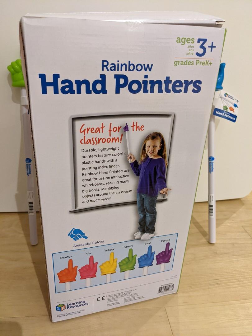 Learning Resources Rainbow Hand Pointers, 15", Babies & Kids, Infant Playtime on Carousell