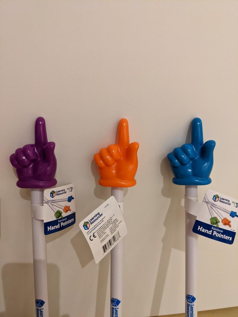 Learning Resources Rainbow Hand Pointers, 15", Babies & Kids, Infant Playtime on Carousell