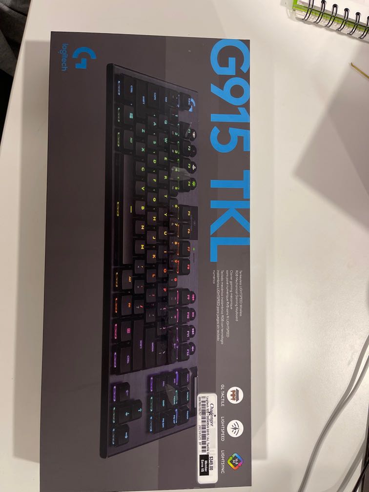 Logitech 915 TKL lightspeed keyboard, Computers & Tech, Parts ...
