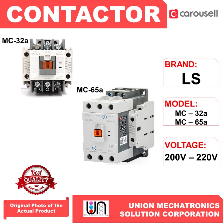 LSIS - CONTACTOR MC-32A & CONTACTOR MC-65A, Commercial & Industrial ...