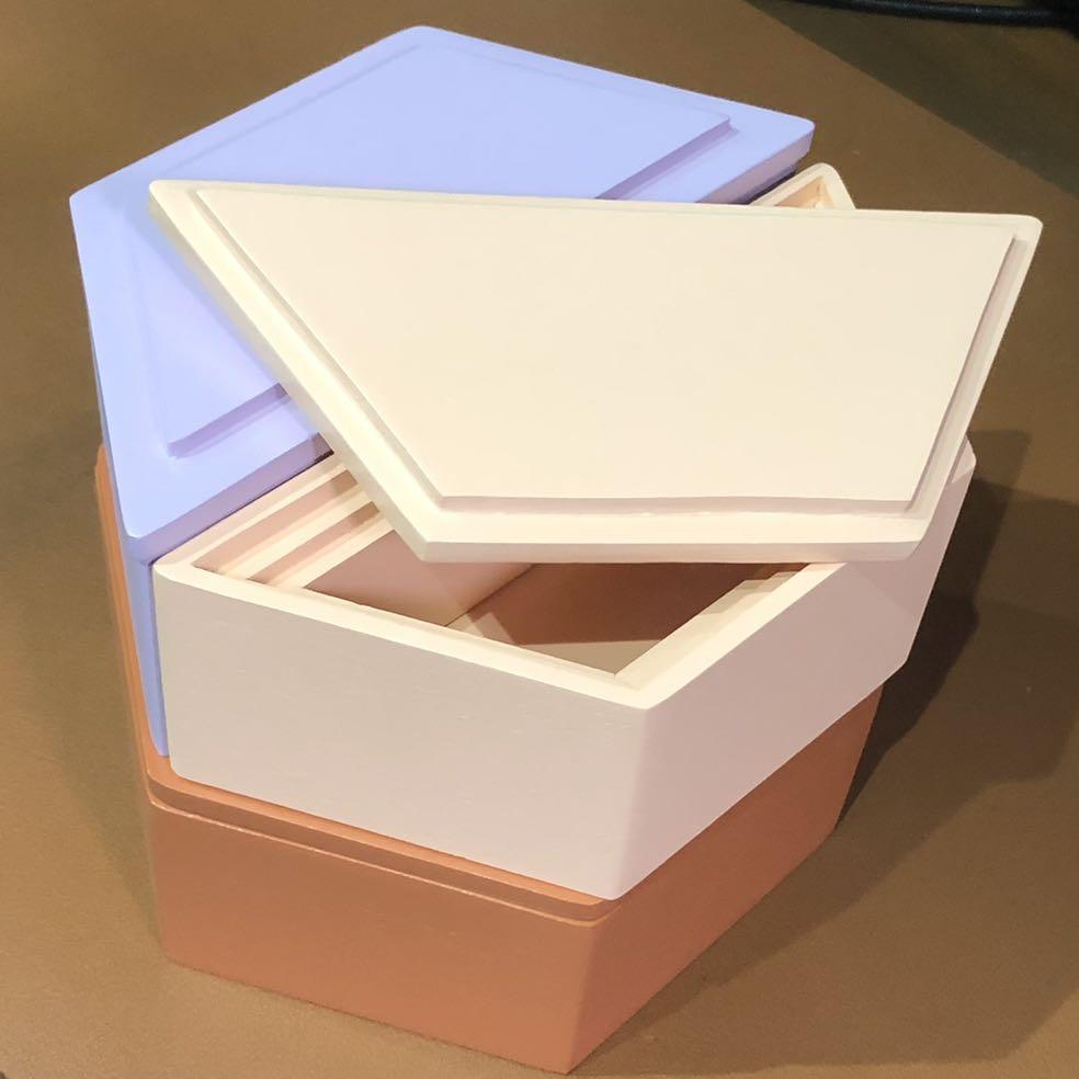 MoMA Honeycomb Stacking Boxes, Furniture & Home Living, Home ...