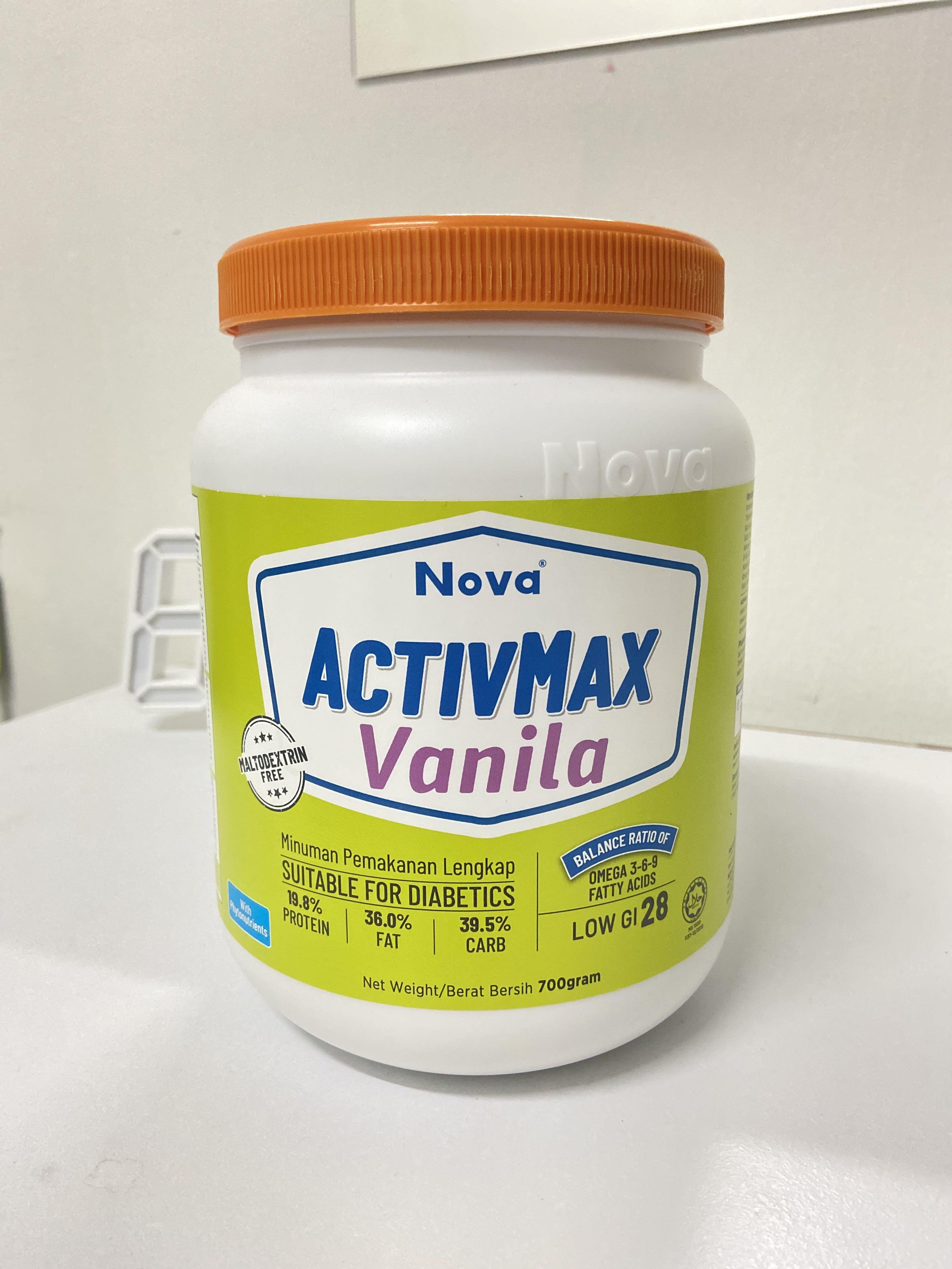 Nova Activmax Vanilla (freepostage), Food & Drinks, Beverages on Carousell