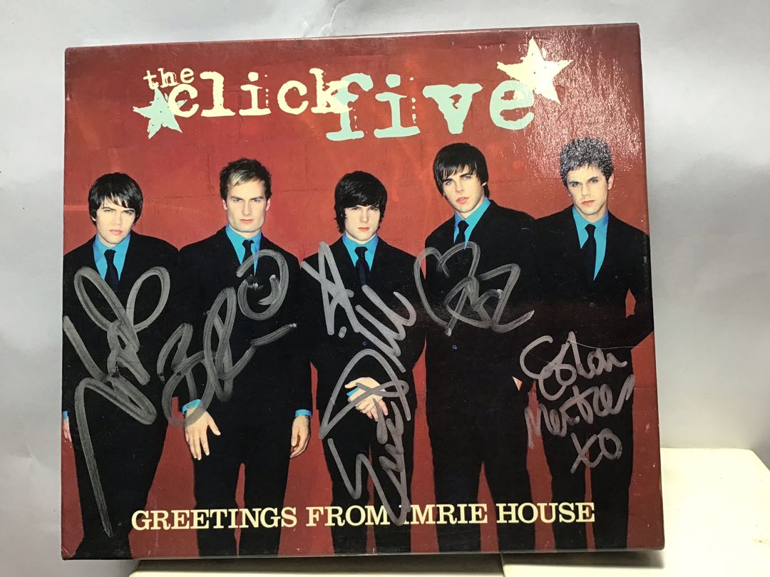 ORIGINAL 2005 PRESS The Click Five - Greetings From Imrie House OOP ...