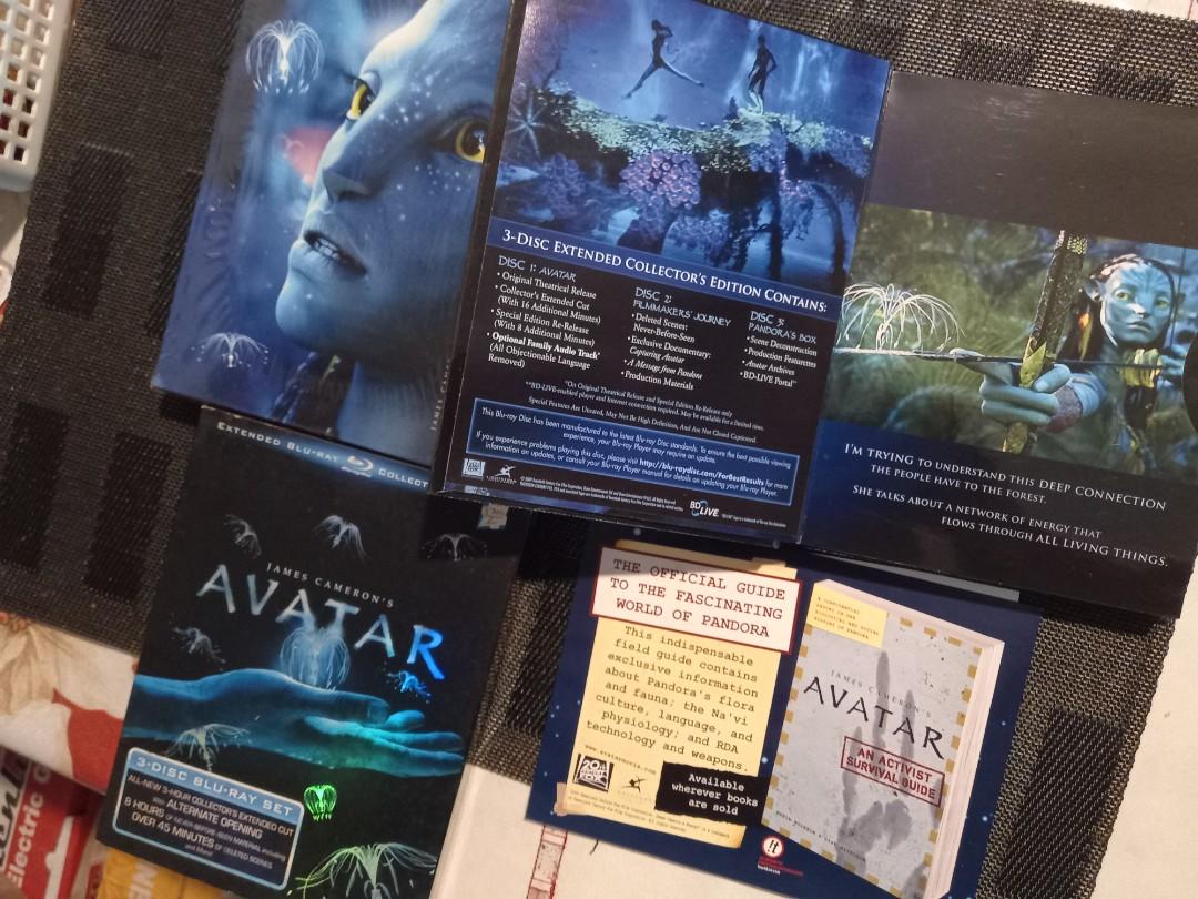 Original Avatar Bluray 3 disc extended Collectors Edition Blu Ray ...