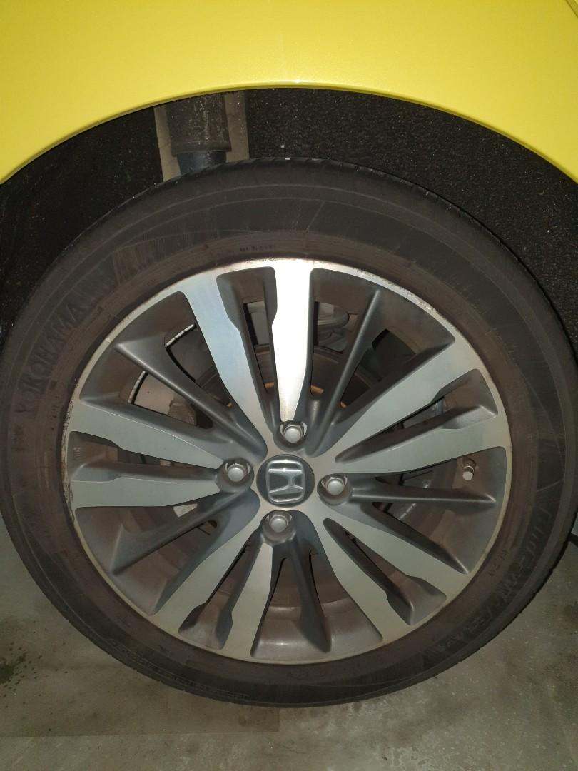 Original Honda Jazz Rs Rims 16inch Pcd 4X100, Car Accessories, Tyres ...