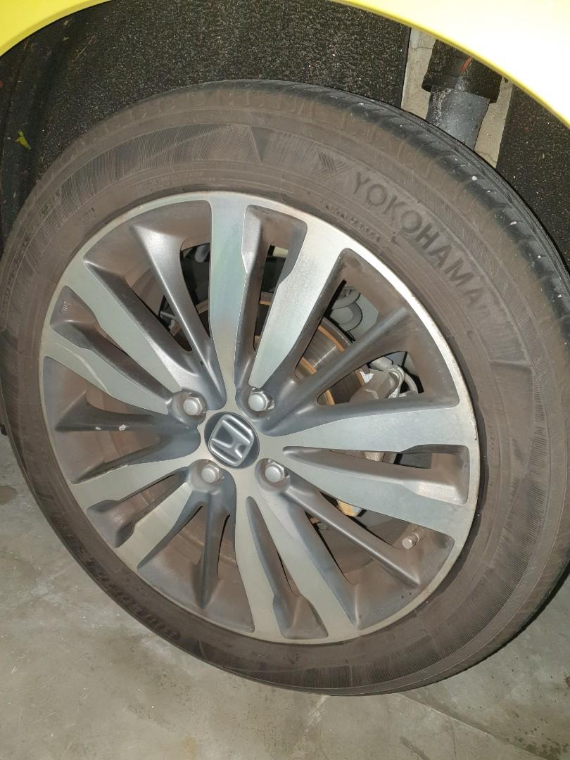 Original Honda Jazz Rs Rims 16inch Pcd 4X100, Car Accessories, Tyres ...