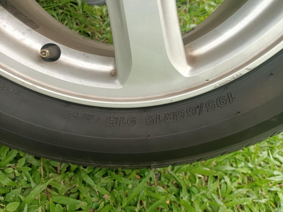 Original Honda Stream Rim + Tyre, Car Accessories, Tyres & Rims on ...