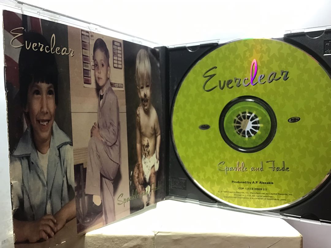 CD Everclear - Sparkle and Fade OOP 1995 USA ORIGINAL US PRESS Anubis 90s Rock, Hobbies & Toys ...