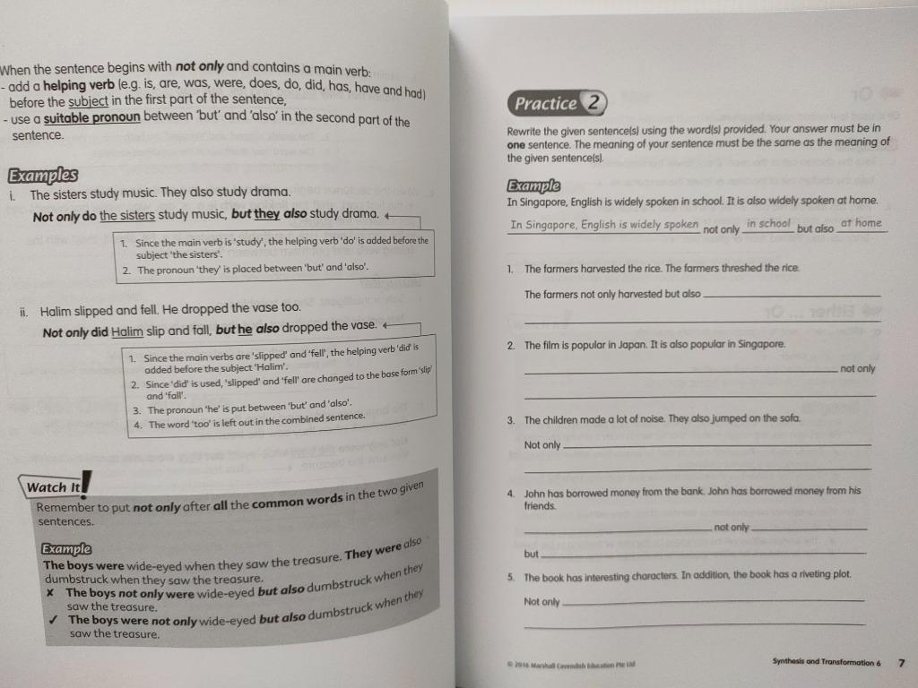 P4 P5 P6 Synthesis & Transformation (2nd Ed) Assessment Books, Hobbies ...