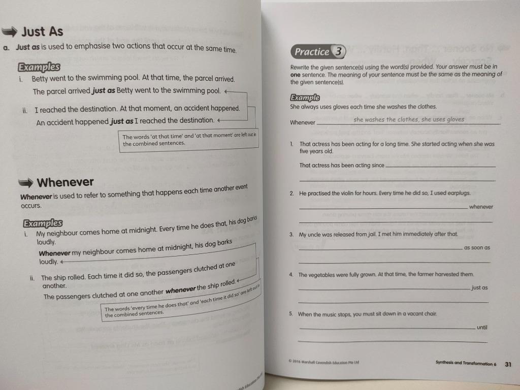 P4 P5 P6 Synthesis & Transformation (2nd Ed) Assessment Books, Hobbies ...