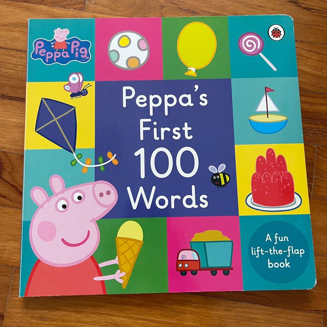 Peppa's first 100 words peppa pig, Hobbies & Toys, Books & Magazines ...