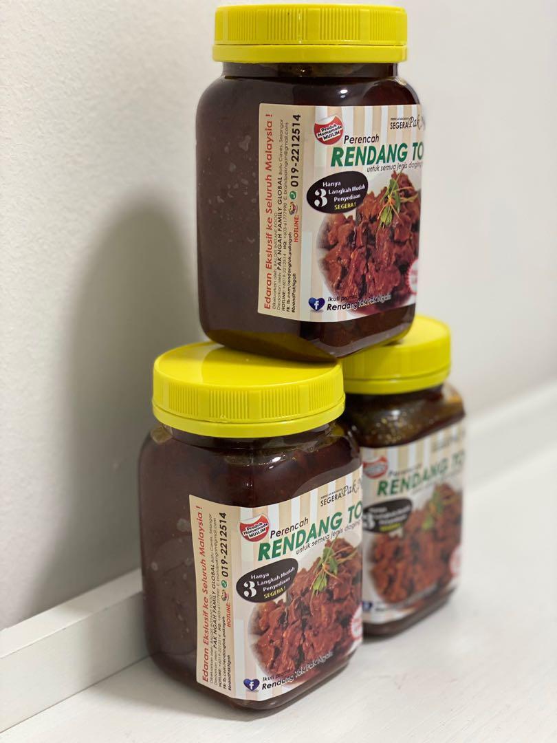 Perencah Rendang Tok Pak Ngah, Food & Drinks, Spice & Seasoning on ...